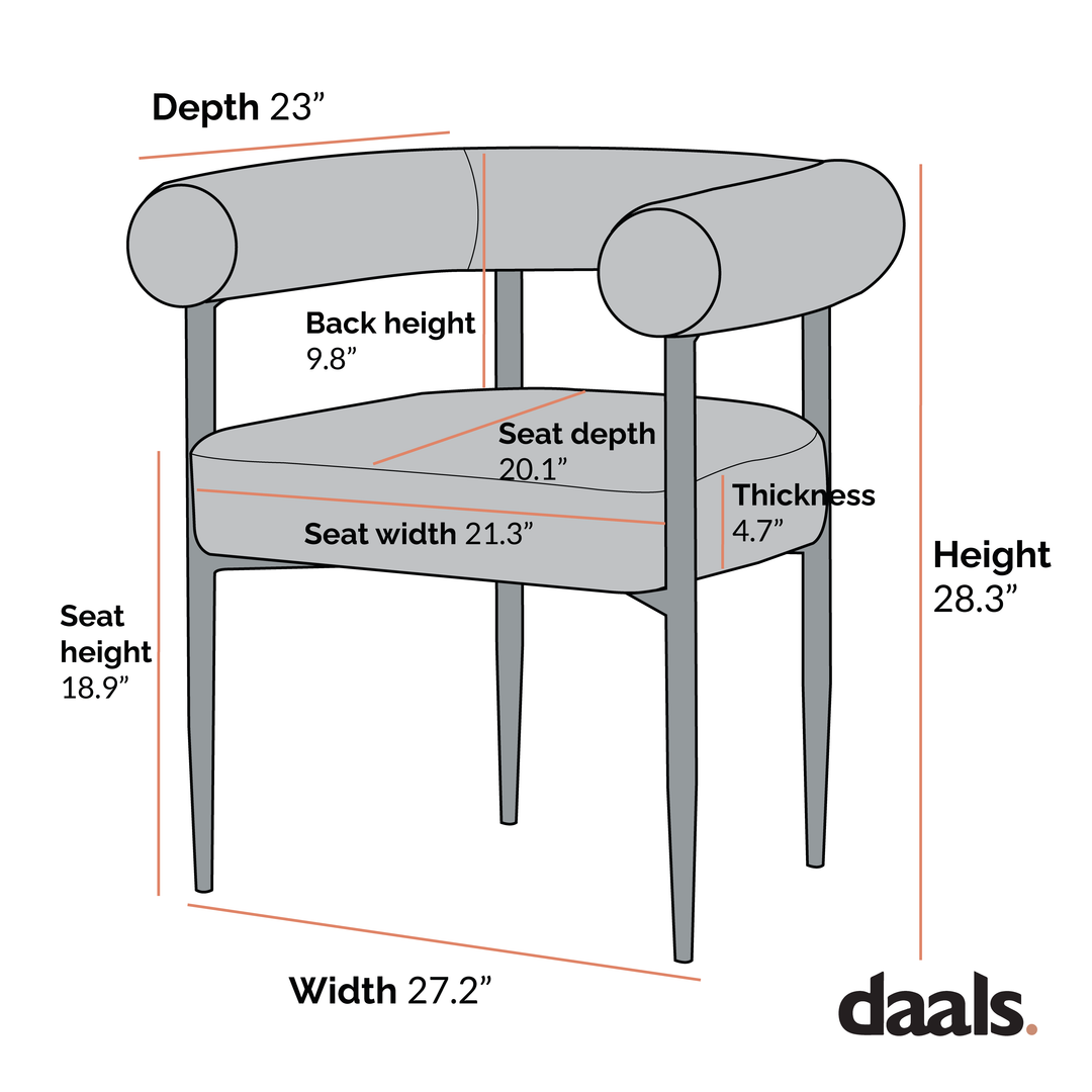 Fulbourn Beige Woven Dining Chair with Natural Wood Effect Legs | daals.com