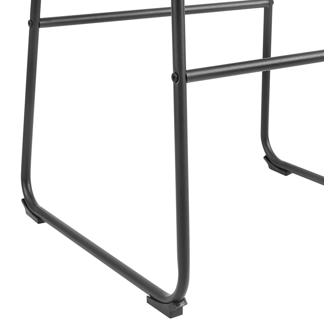 Sutton Set of 2 Fluted Back Bar Stools (Sage Green Velvet) | daals.com