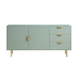 Richmond Ridged Large Sideboard, Matte Sage Green | daals.com