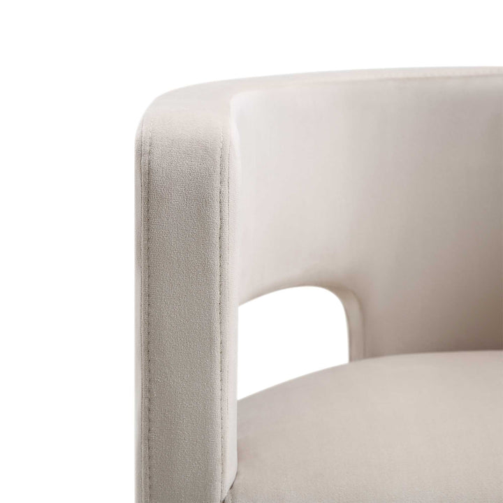 Greenwich Champagne Velvet Dining Chair | daals.com