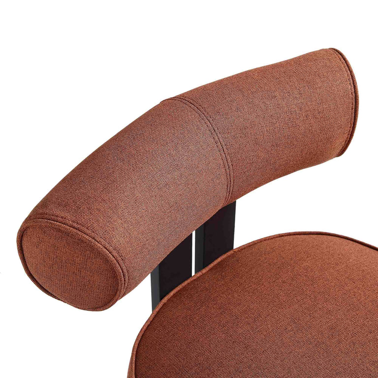 Ophelia Terracotta Fabric Dining Chair | daals.com