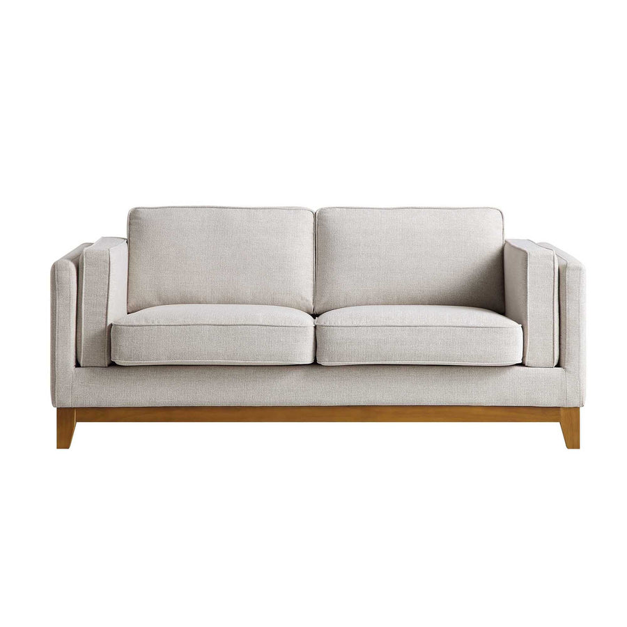 Dipley Oatmeal Fabric Sofa, 2-Seater | daals.com