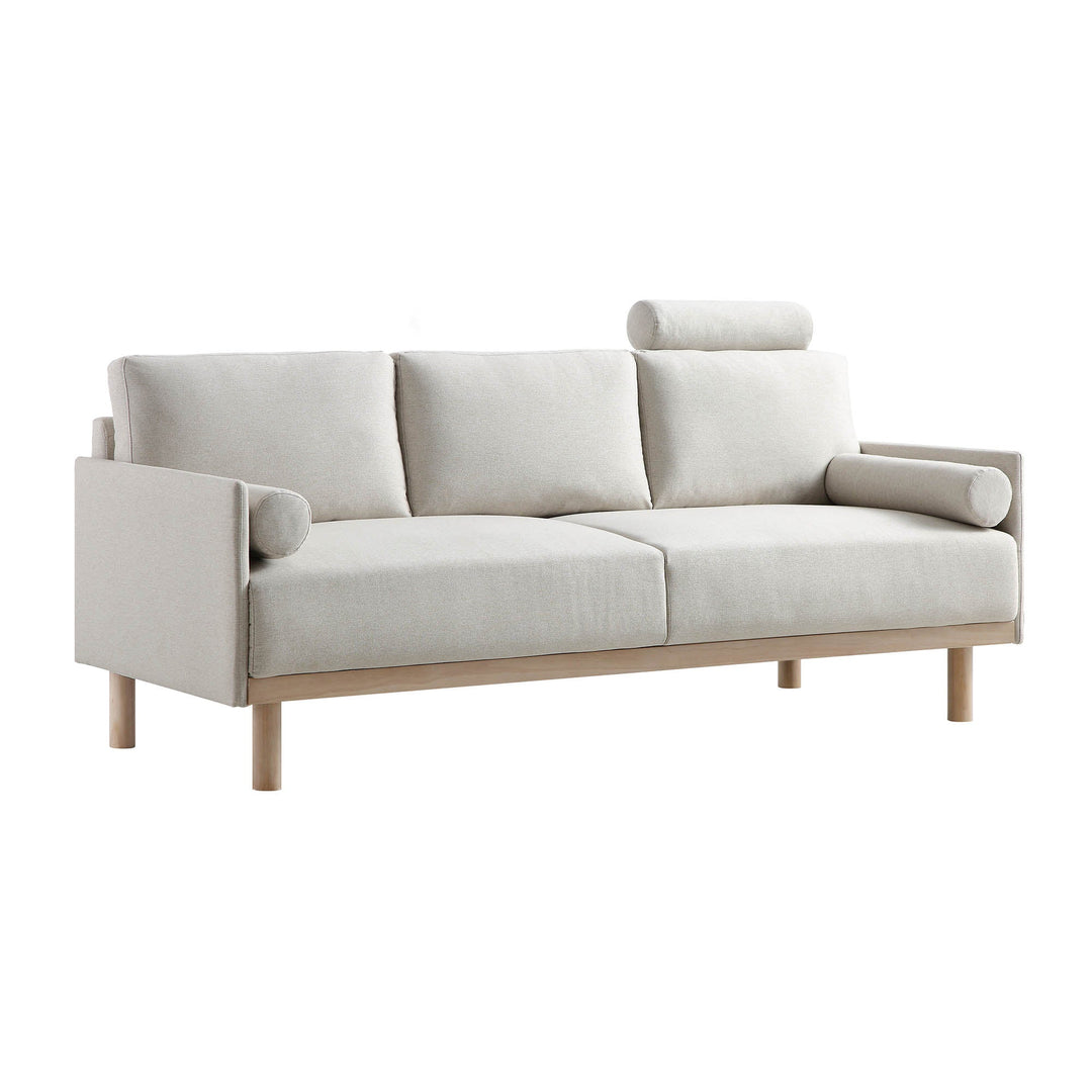 Timber Oatmeal Fabric Sofa, 3-Seater | daals.com