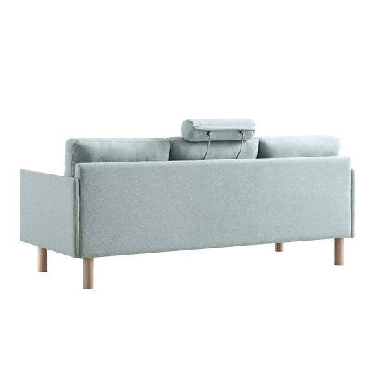 Timber Sage Green Fabric Sofa, 3-Seater | daals.com